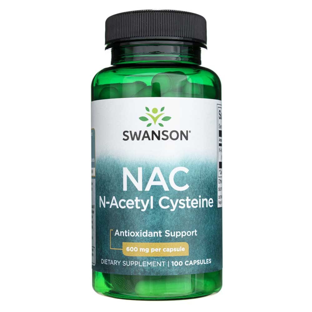 Swanson NAC N-acetil-cisztein 600 mg 100 kapszula | Medpak Shop